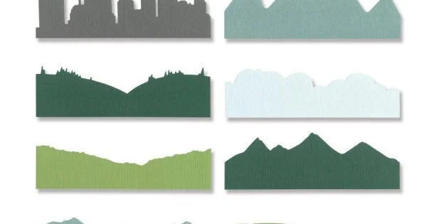 Sizzix Thinlits Die Set Skyline Silhouettes by Josh Griffiths